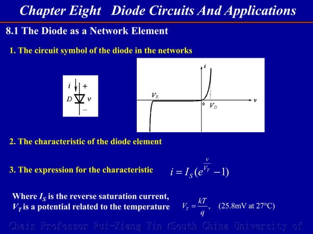 Chapter 08.ppt Diode Circuit and applications | PPT