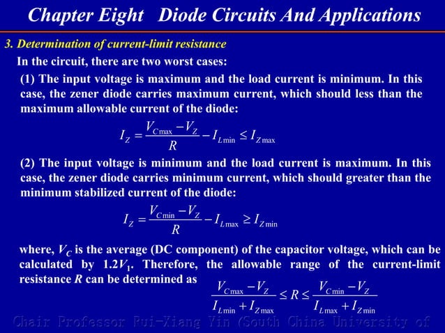 Chapter 08.ppt Diode Circuit and applications | PPT