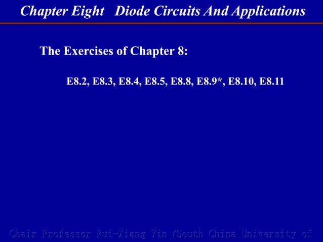 Chapter 08.ppt Diode Circuit and applications | PPT