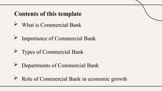 What is Commercial Bank? Its Importance, Types and Departments and ...