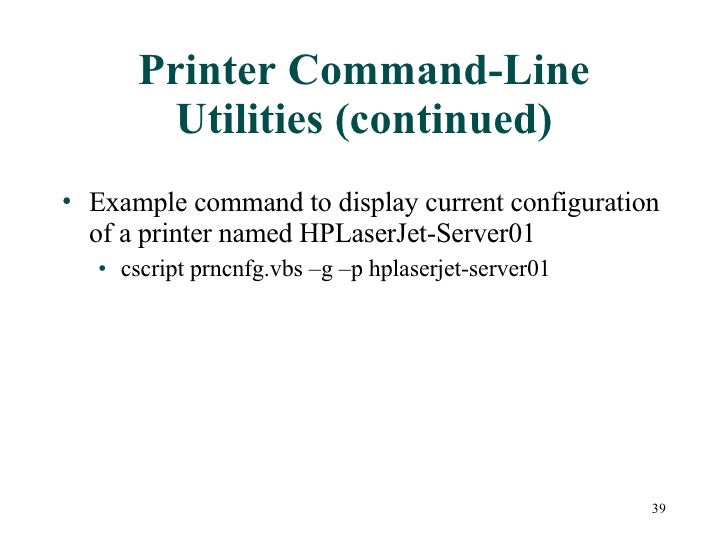 Chapter08 Implementing And Managing Printers