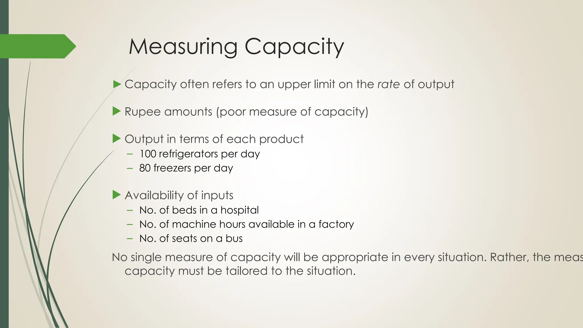 Supply chain management - Capacity planning | PPT
