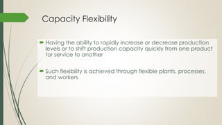 Supply chain management - Capacity planning | PPT