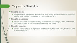 Supply chain management - Capacity planning | PPT