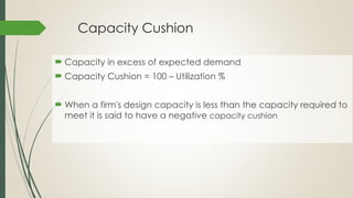 Supply chain management - Capacity planning | PPT