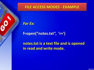Chapter 08 data file handling | PPT