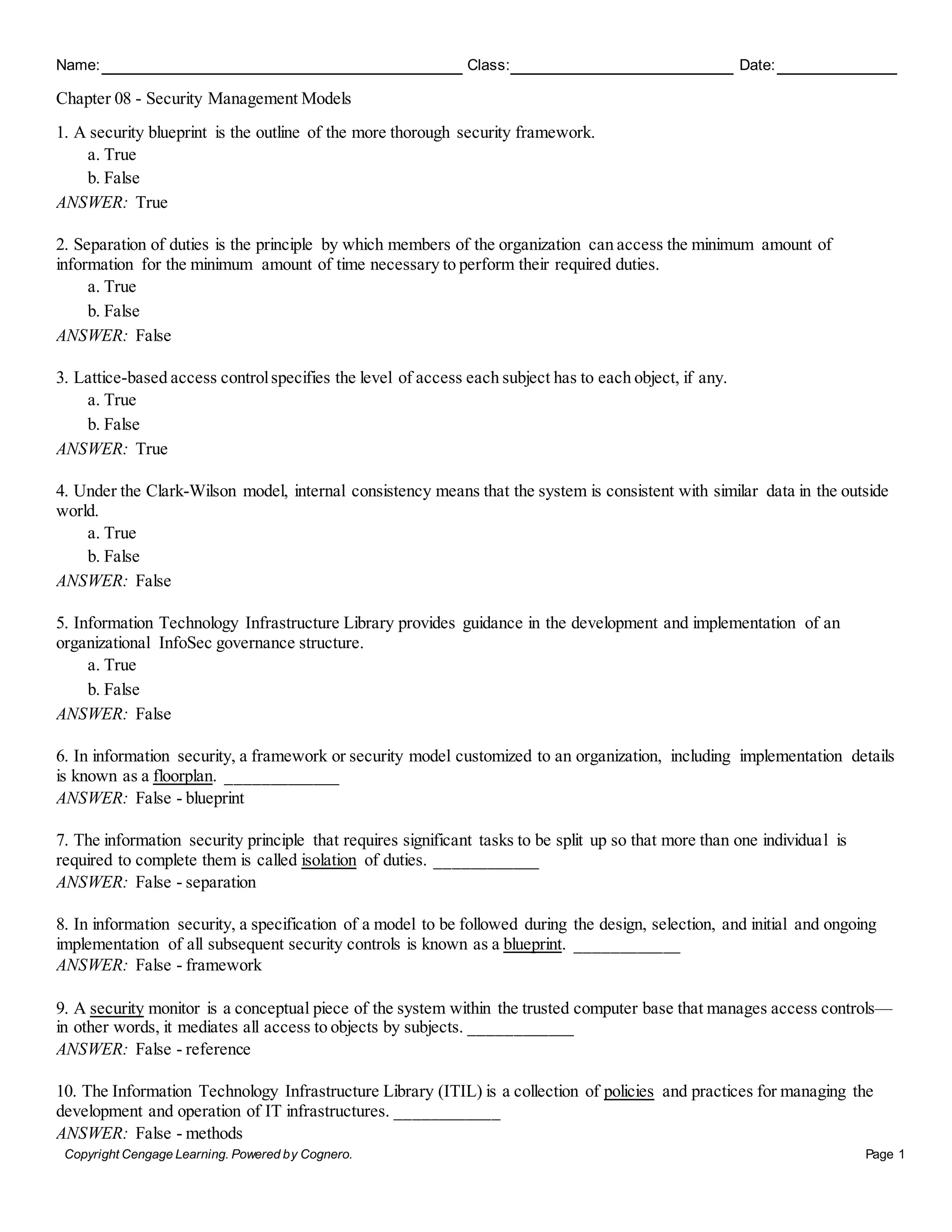 Chapter 08 security_management_models | DOCX