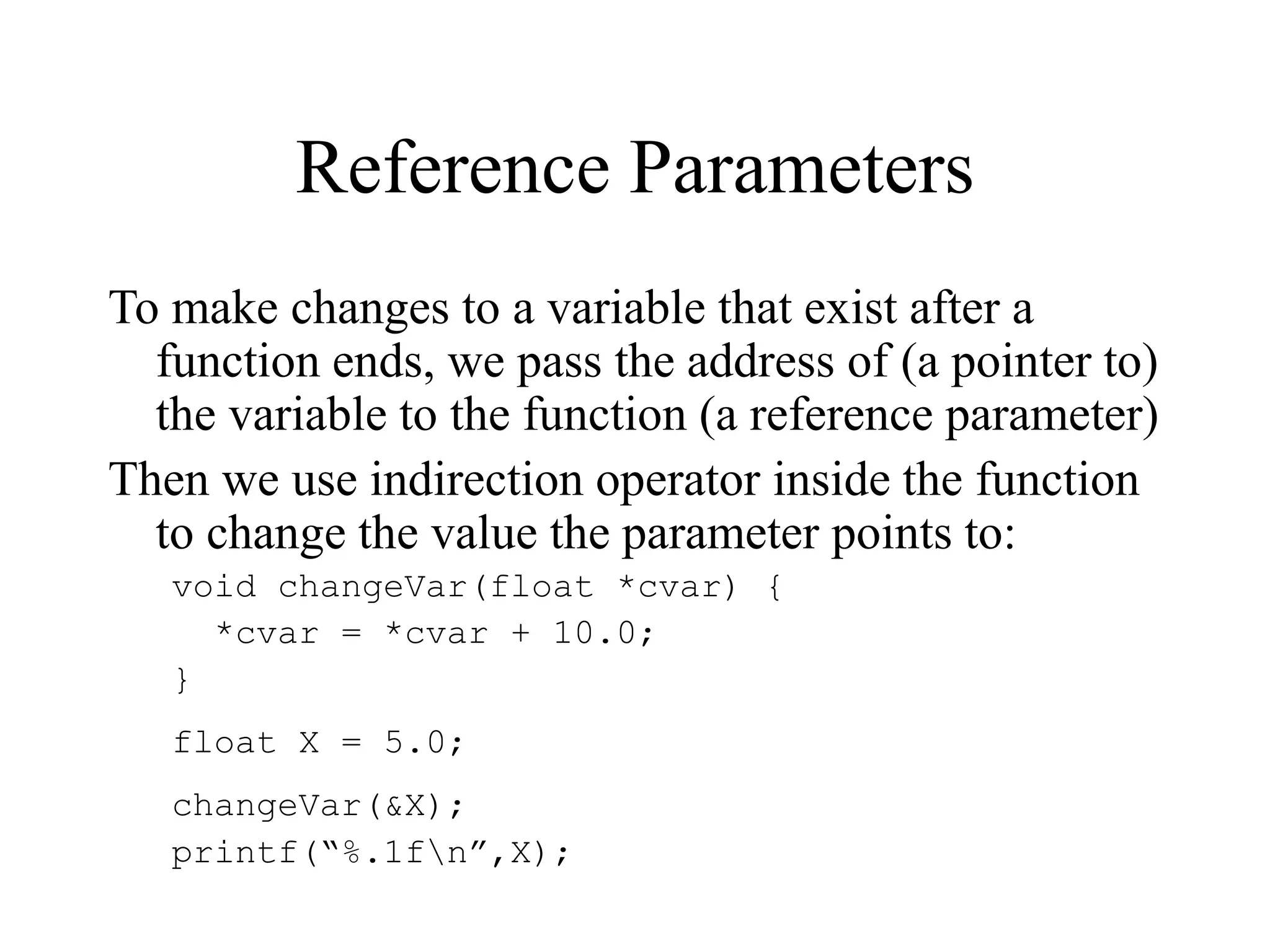 Chapter09-10 Pointers and operations .PPT | Programming Languages | Computing
