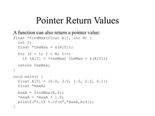 Chapter09-10 Pointers and operations .PPT | Programming Languages | Computing
