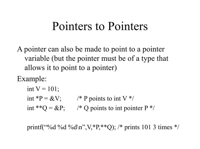 Chapter09-10 Pointers and operations .PPT | Programming Languages ... Chapter09-10 Pointers and operations .PPT | Programming Languages ...