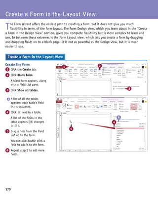 Micro Soft Access - Creating Forms | PDF