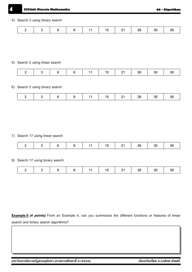 Discrete-Chapter 09 Algorithms | PDF