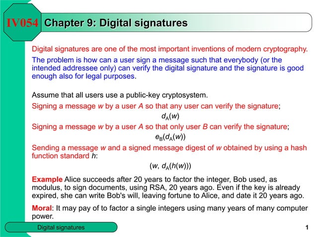 CHAPTER 09 - Digital signatures.ppt