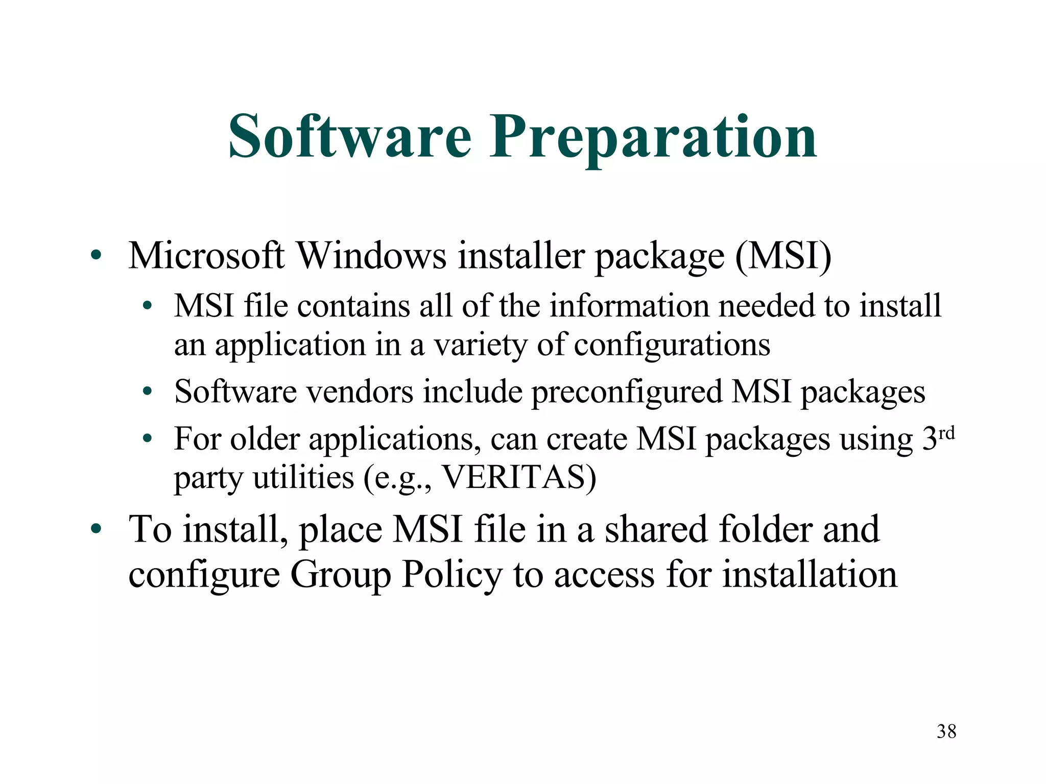 Chapter09 Implementing And Using Group Policy | PPT