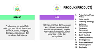 Bauran Pemasaran (Marketing Mix) | PDF