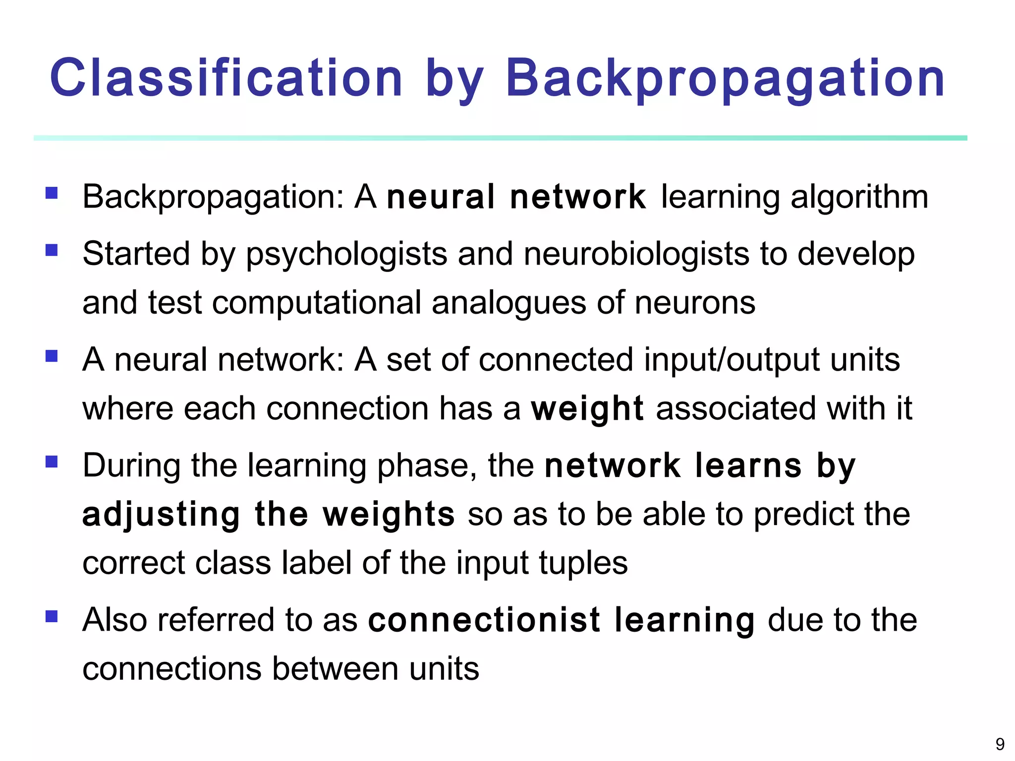 Chapter 09 classification advanced | PPT