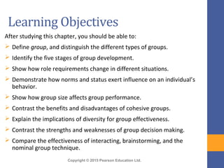 Chapter09 foundations of group behavior | PPT