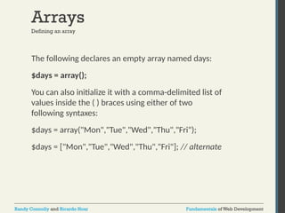 Chapter 09 _ PHP Arrays and Superglobals.ppt