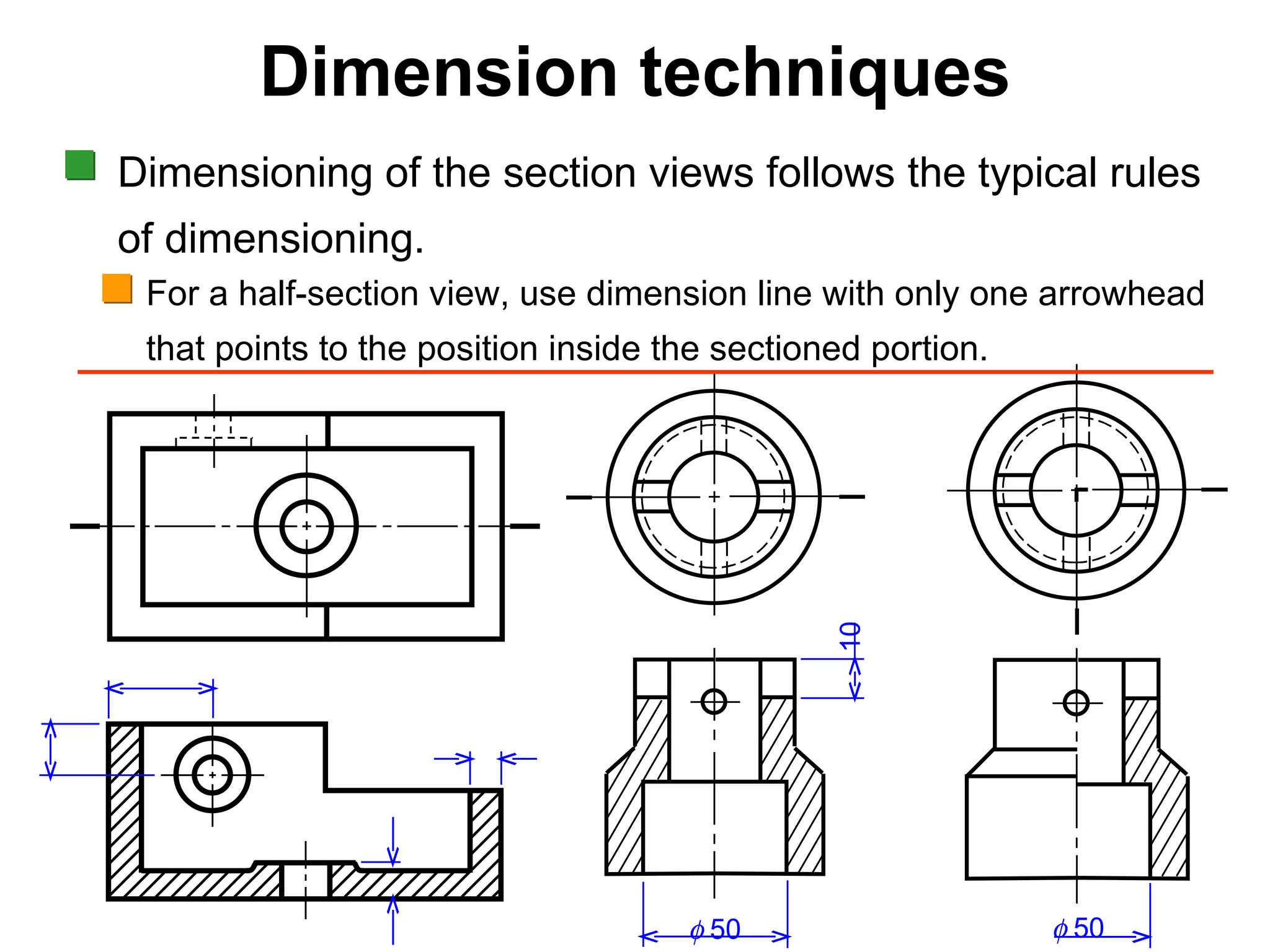 Engineering Drawing: Chapter 09 section | PPT