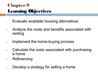 Chapter 09 (topic 4 housing planning) | PPT