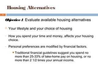 Chapter 09 (topic 4 housing planning) | PPT