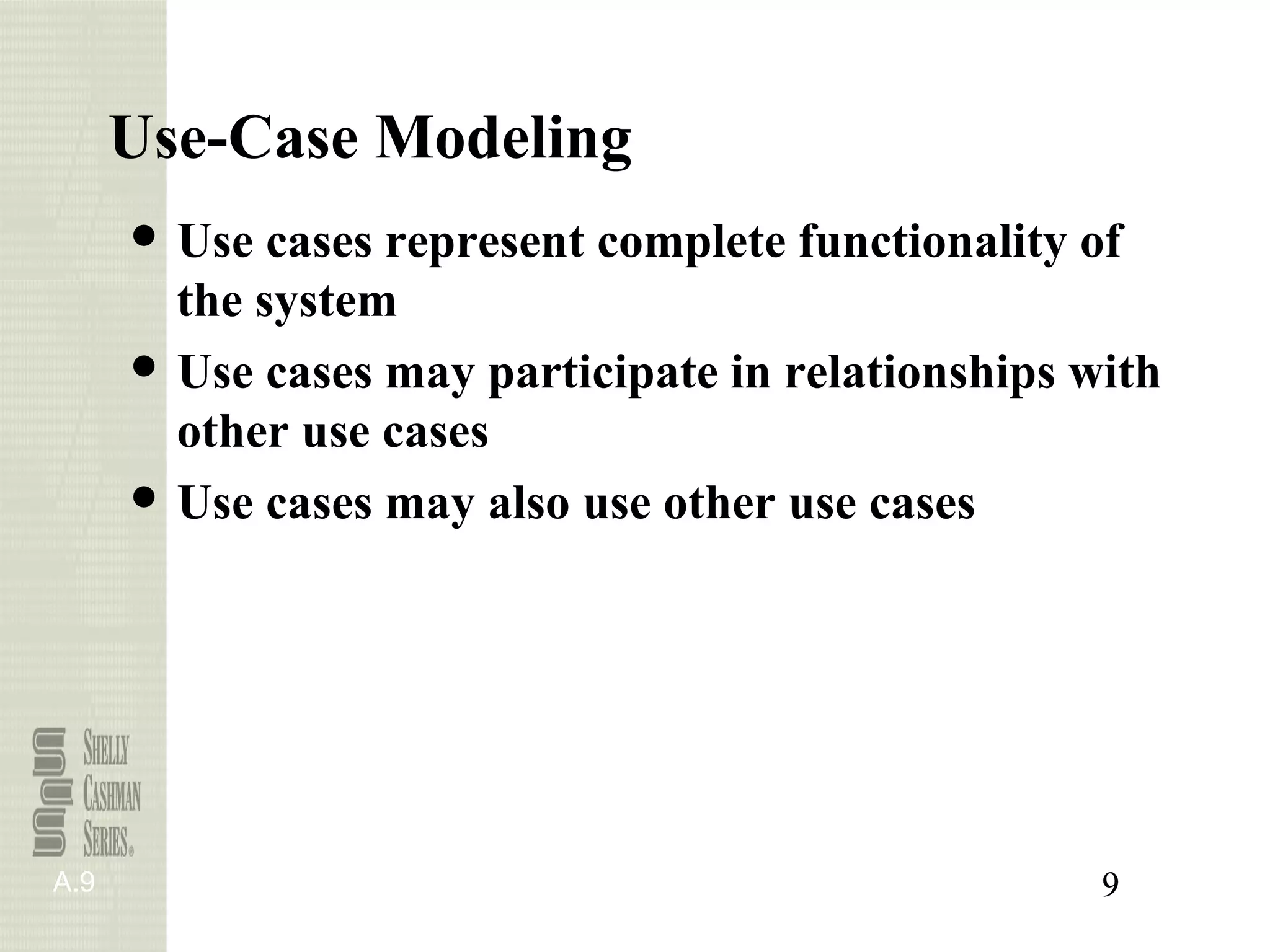 Object Oriented Analysis And Design Ppt
