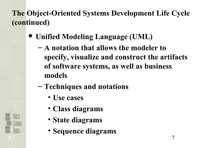 Object Oriented Analysis and Design | PPT | Computing | Technology & Computing