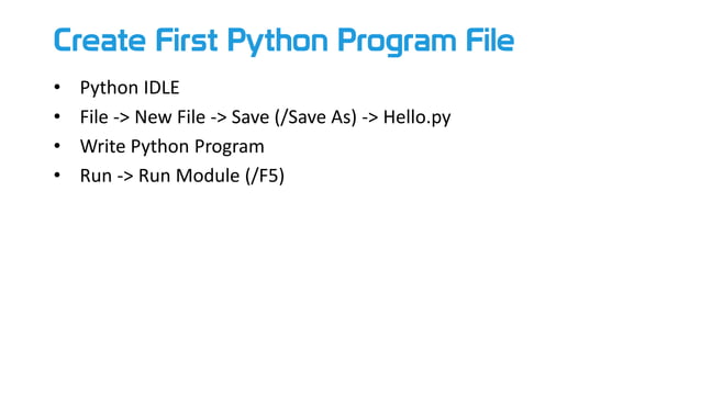 Chapter 0 Python Overview (Python Programming Lecture) | PPT