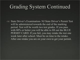 Drivers Education Ch.1 | PPT