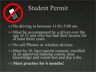 Drivers Education Ch.1 | PPT