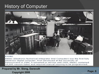 Chapter 1 Introduction to Computer | PPT | Computing | Technology & Computing