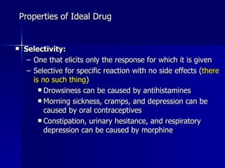Introduction to Pharmacology | PPT