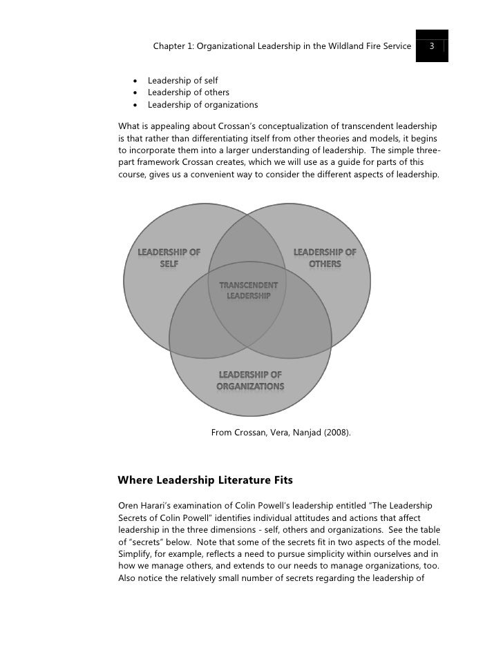 Organizational Leadership in the Wildland Fire Service - Chapter 1