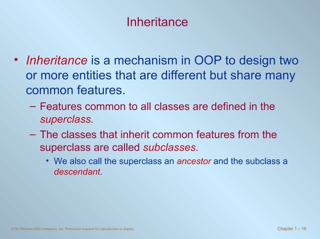 Chapter1 - Introduction to Object-Oriented Programming and Software ...