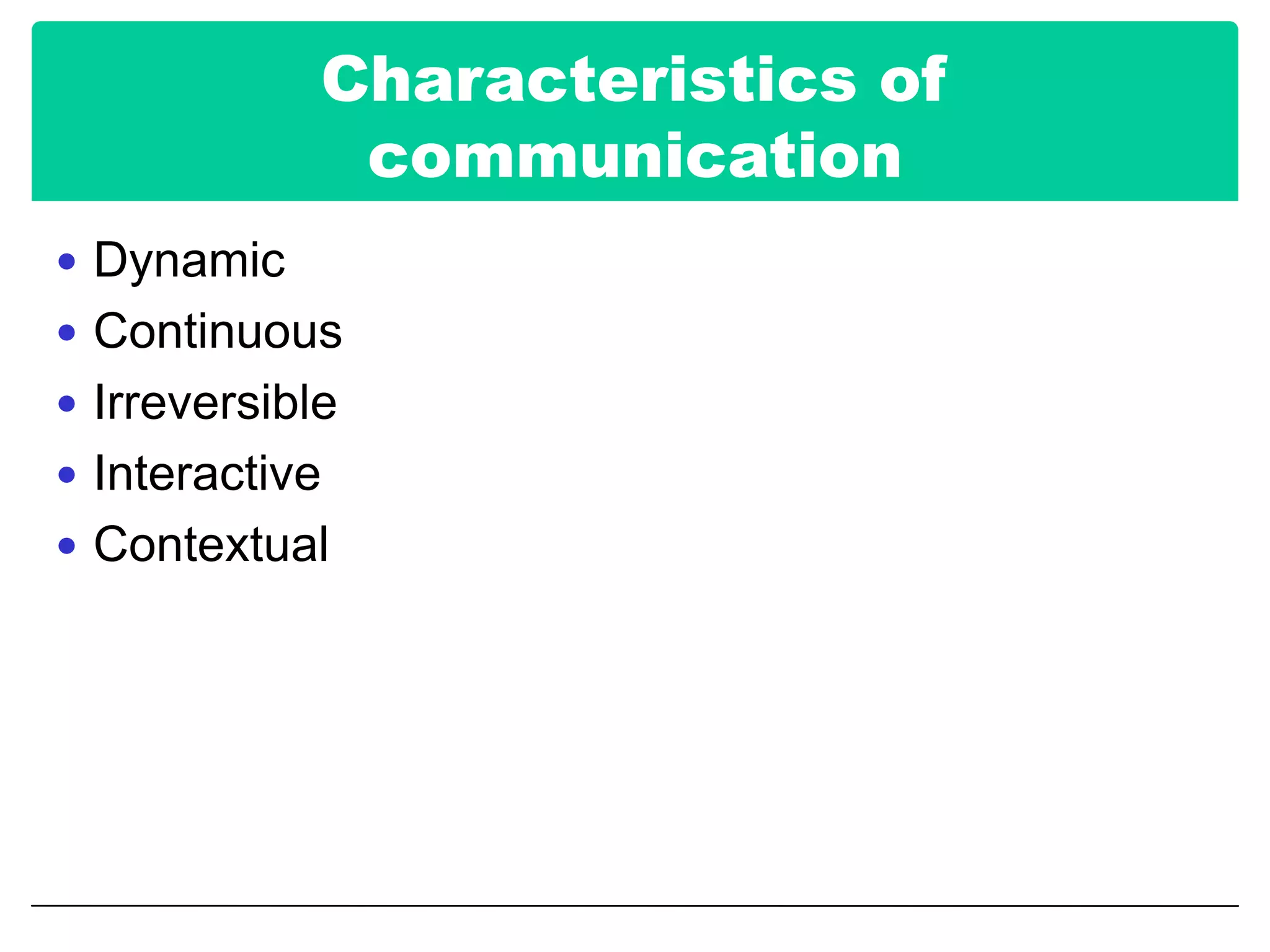 Chapter 1: The Human Communication Process | PPTX