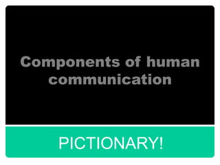 Chapter 1: The Human Communication Process | PPT
