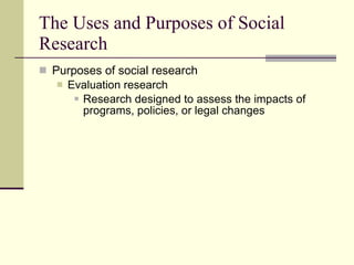 Chapter 1 Social Research | PPT