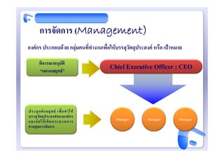 The Nature of Management Control System | PDF