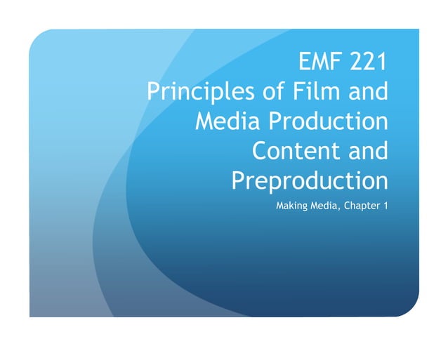 EMF 221 Chapter 1 | PPT