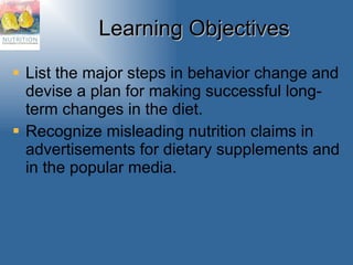 Food Choices and Human Health | PPT