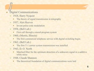 introdution to analog and digital communication | PDF