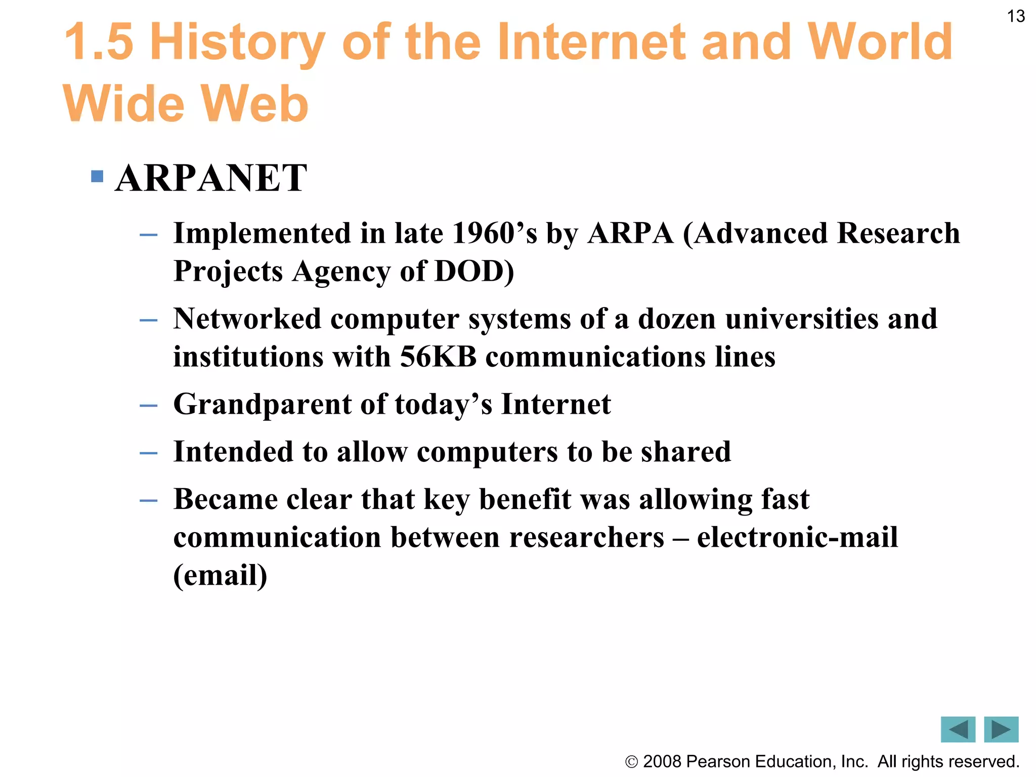 Chapter1- Introduction to Computers and the Internet | PPTX