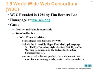 Chapter1- Introduction to Computers and the Internet | PPTX