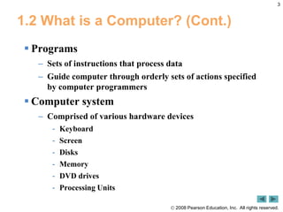 Chapter1- Introduction to Computers and the Internet | PPTX