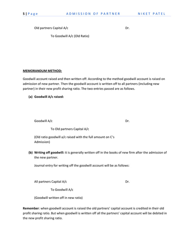 Partnership deed | PDF