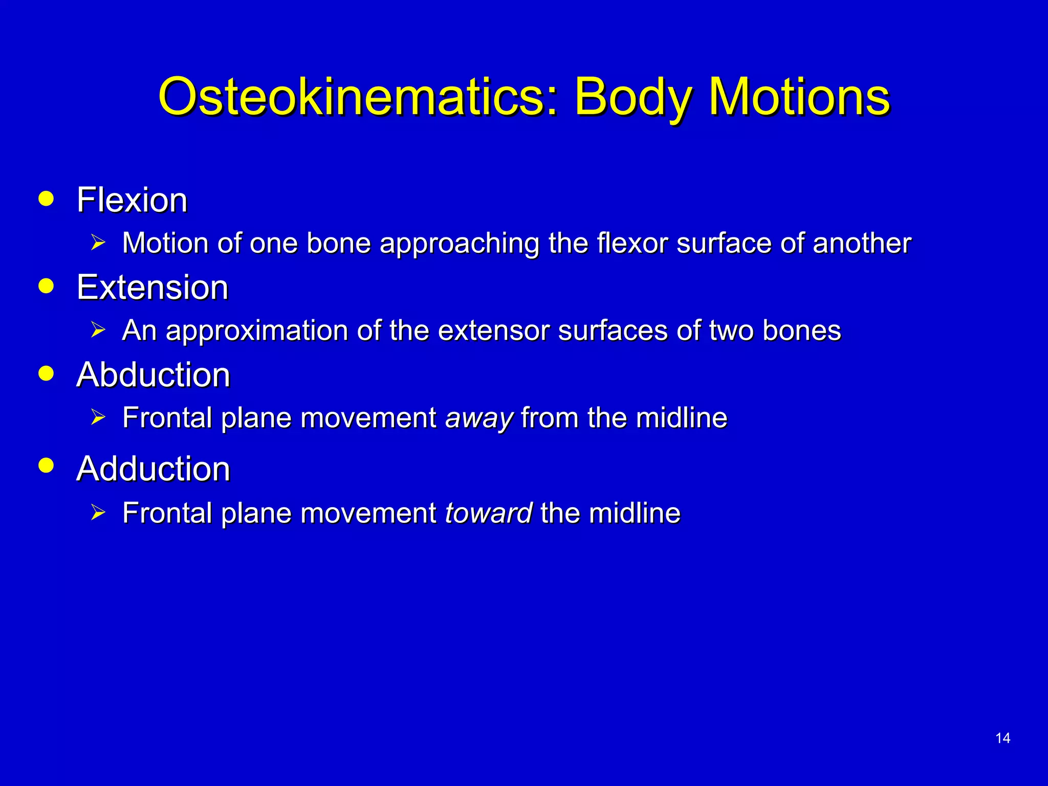 Basic Principles of Kinesiology | PPT