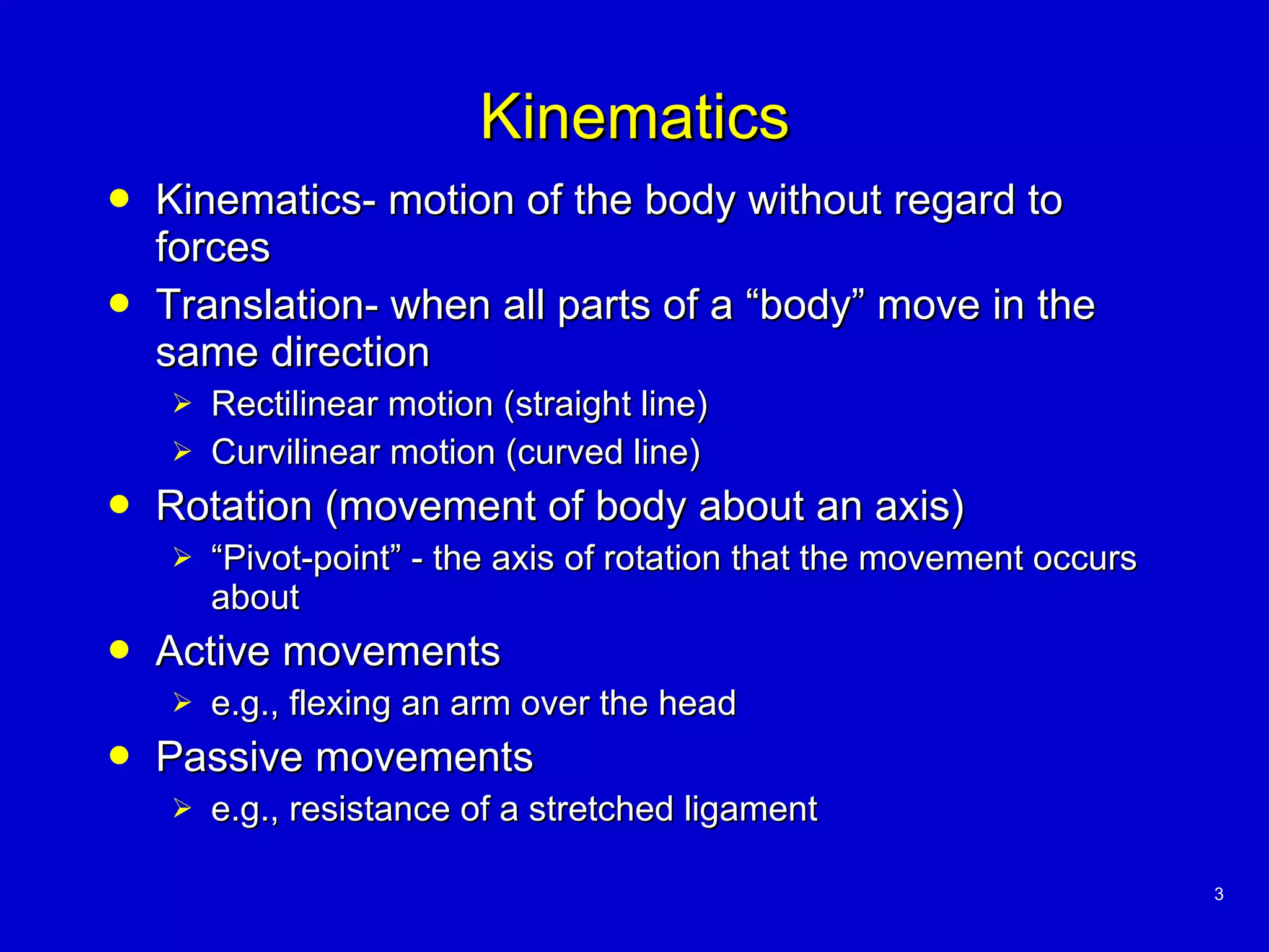 Basic Principles of Kinesiology | PPT