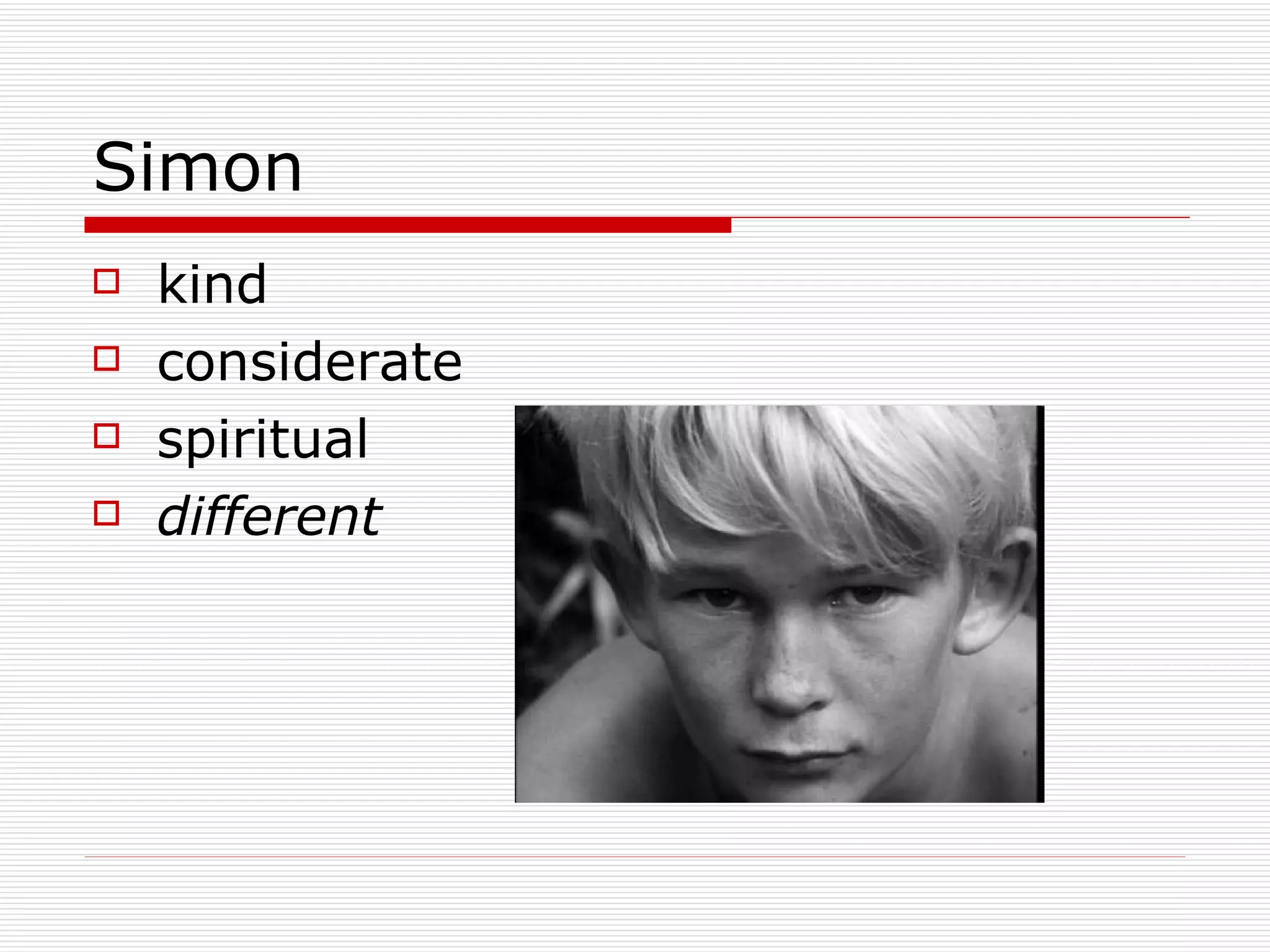 Lord of the flies - setting and main characters | PPT