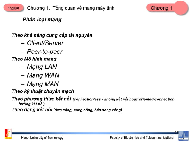 Mang May Tinh - Chapter 1 | PPT