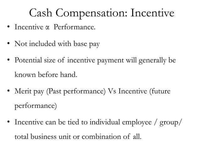 compensation | PPTX
